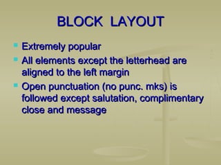 Business letters | PPT