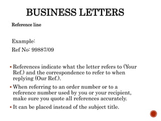 Business letters | PPTX