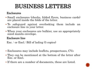 Business letters | PPTX