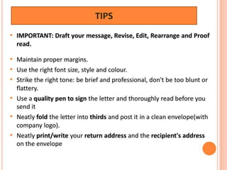 Business letters | PPT