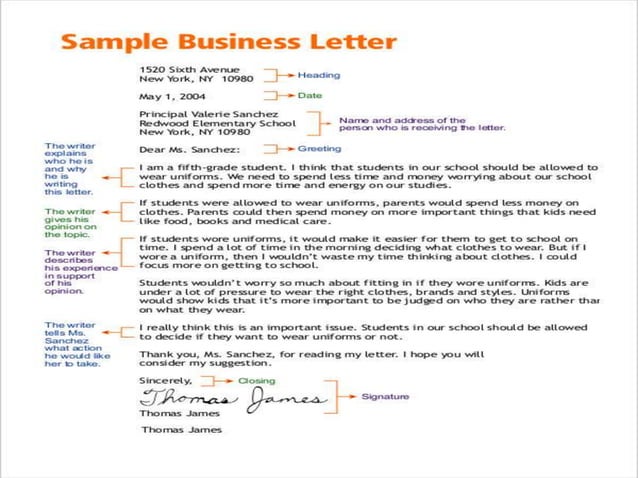 Business Letters.ppt | Desktop Publishing | Computer Software and ...