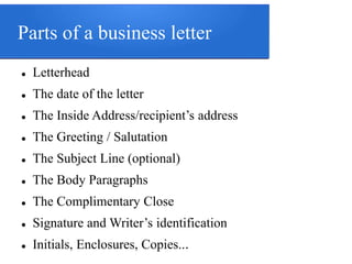 Business Letters.ppt