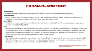 BUSINESS LETTERS | PPT | Free Download