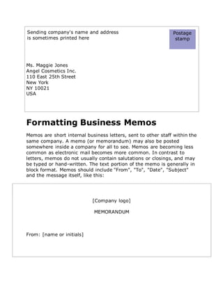 Business letters in english | DOCX