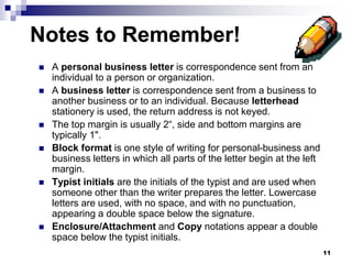 Business Letters Power Point.ppt