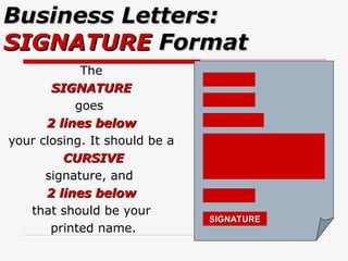 Business Letters Tips and Characteristics | PPT