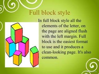 Business letters ppt | PPT