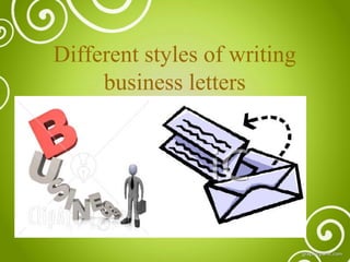 Business letters ppt | PPT