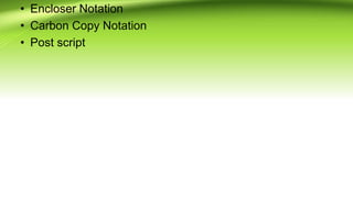 Business letters slide share | PPT