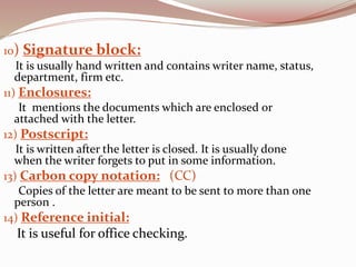 Business letter writing | PPTX