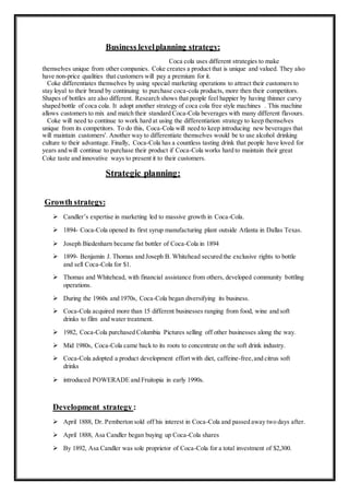 Business level planning strategy | DOCX