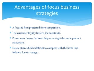 Business level strategies | PPTX