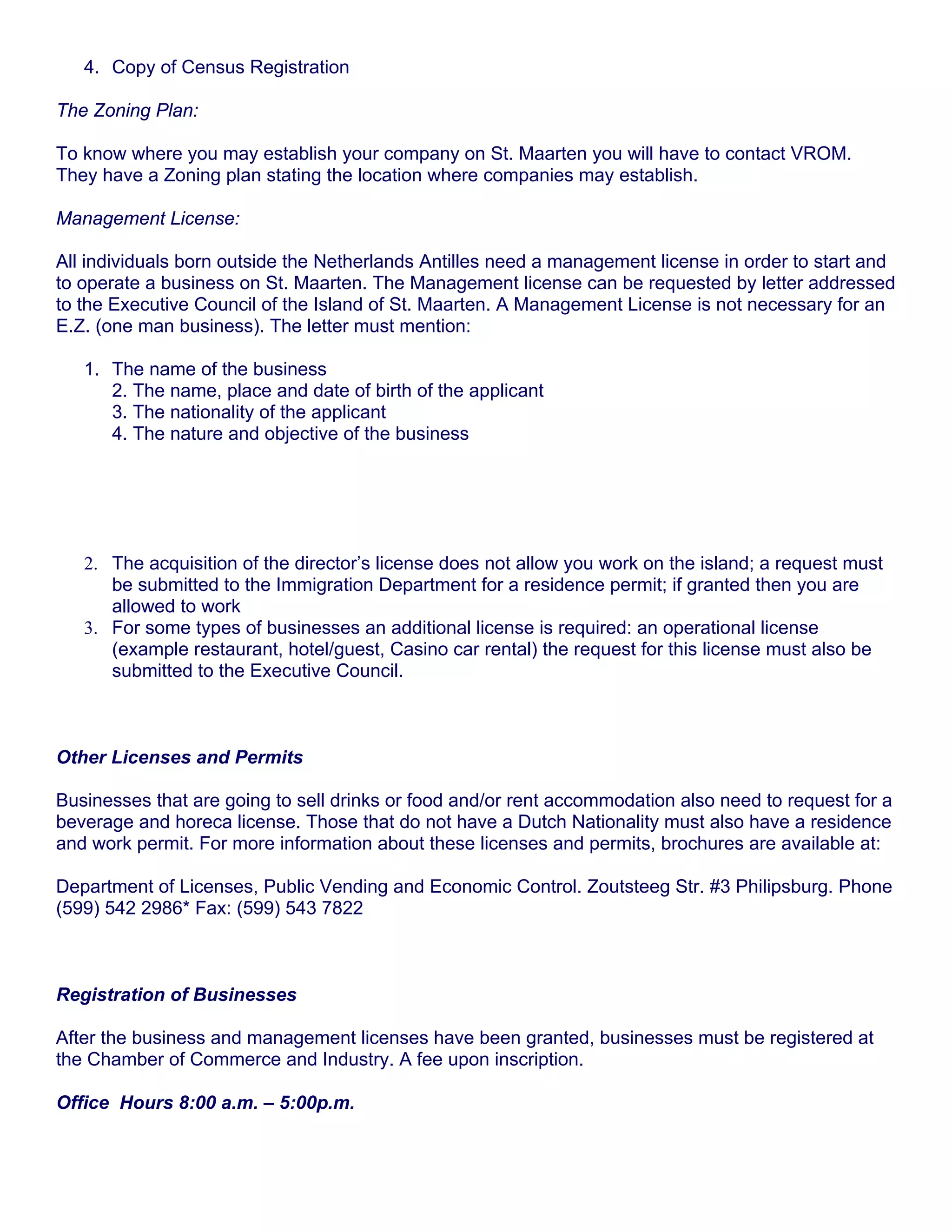 Business license info | PDF