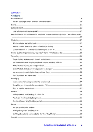 Businesslink magazine april 2014 sample | PDF