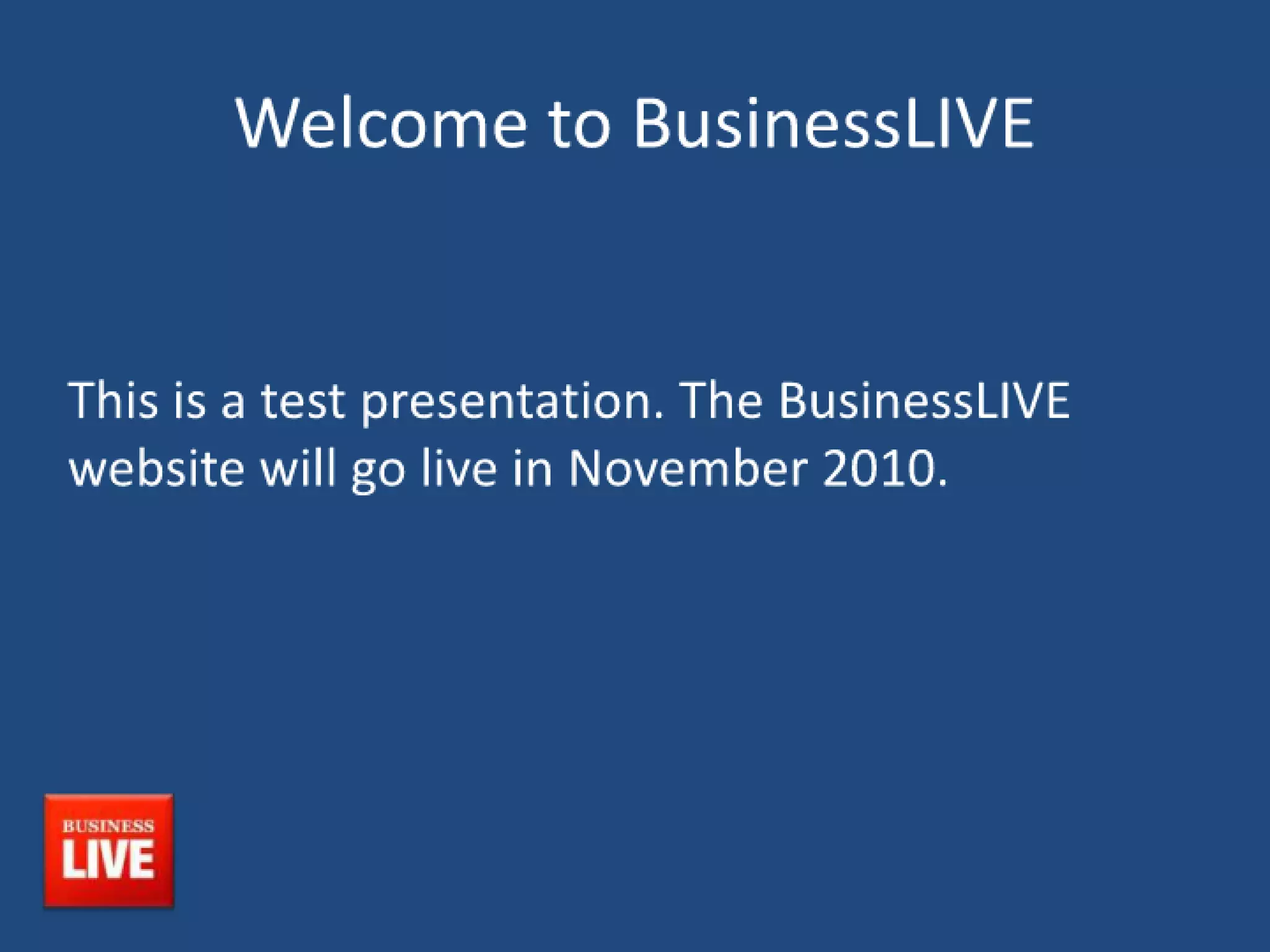Business live test | PDF