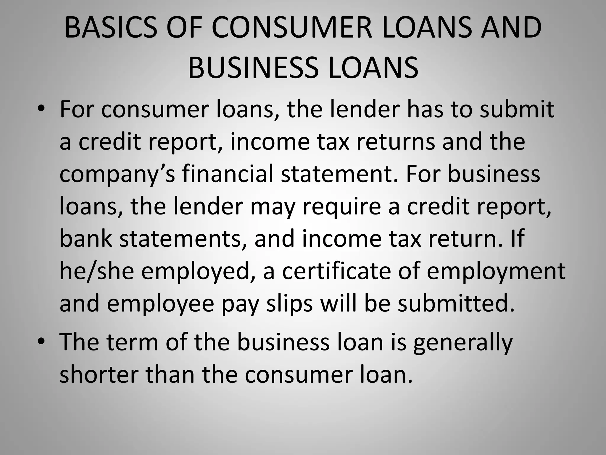 BUSINESS LOANS AND CONSUMER LOANS.pptx