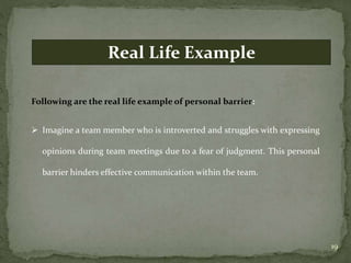 Communication Barriers | PPTX