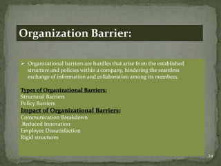 Communication Barriers | PPTX