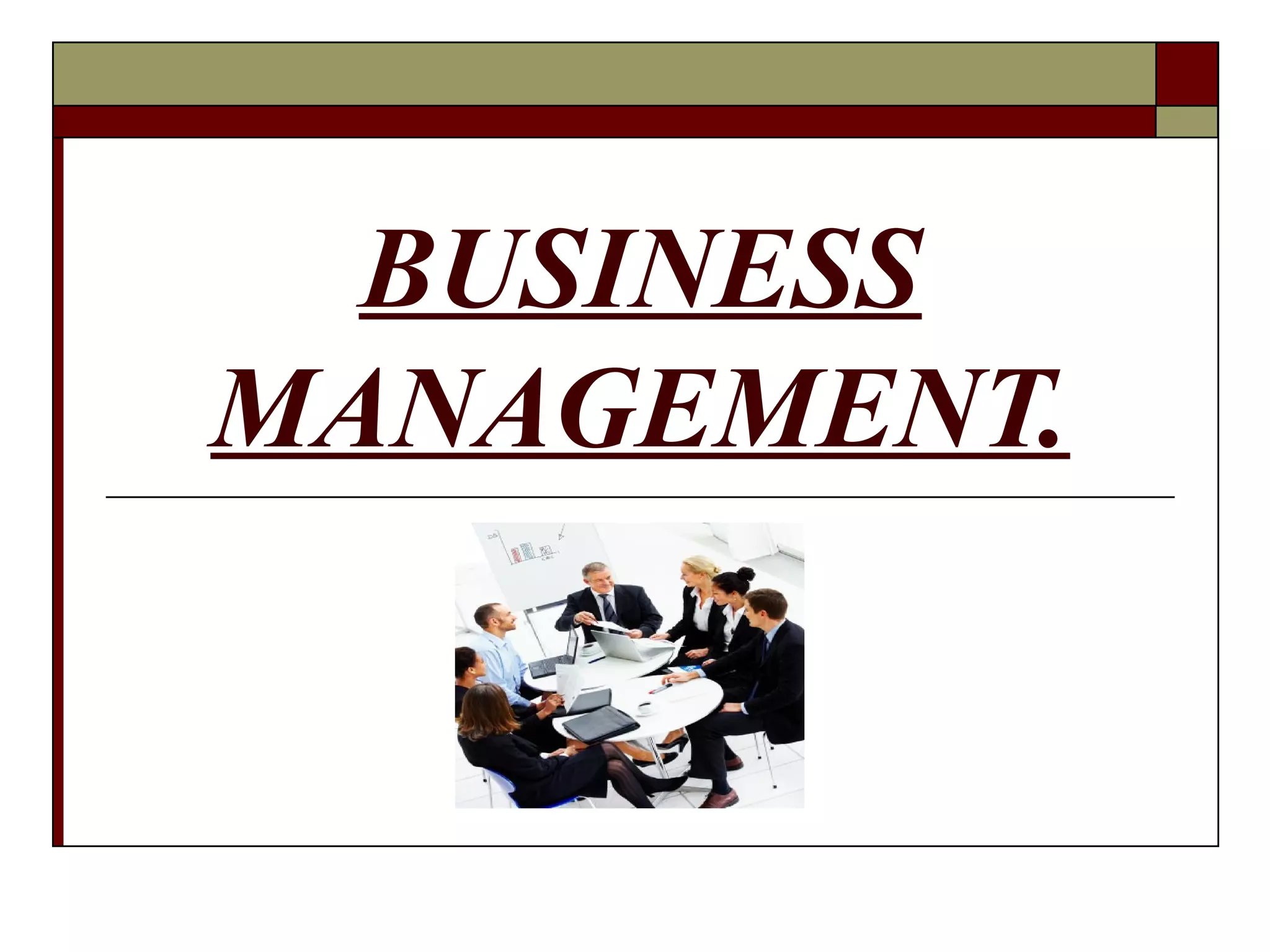 Business management | PPT