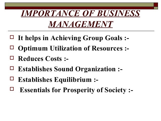 Business Management business-management