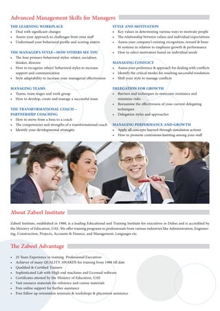 Business Management Training Course | PDF