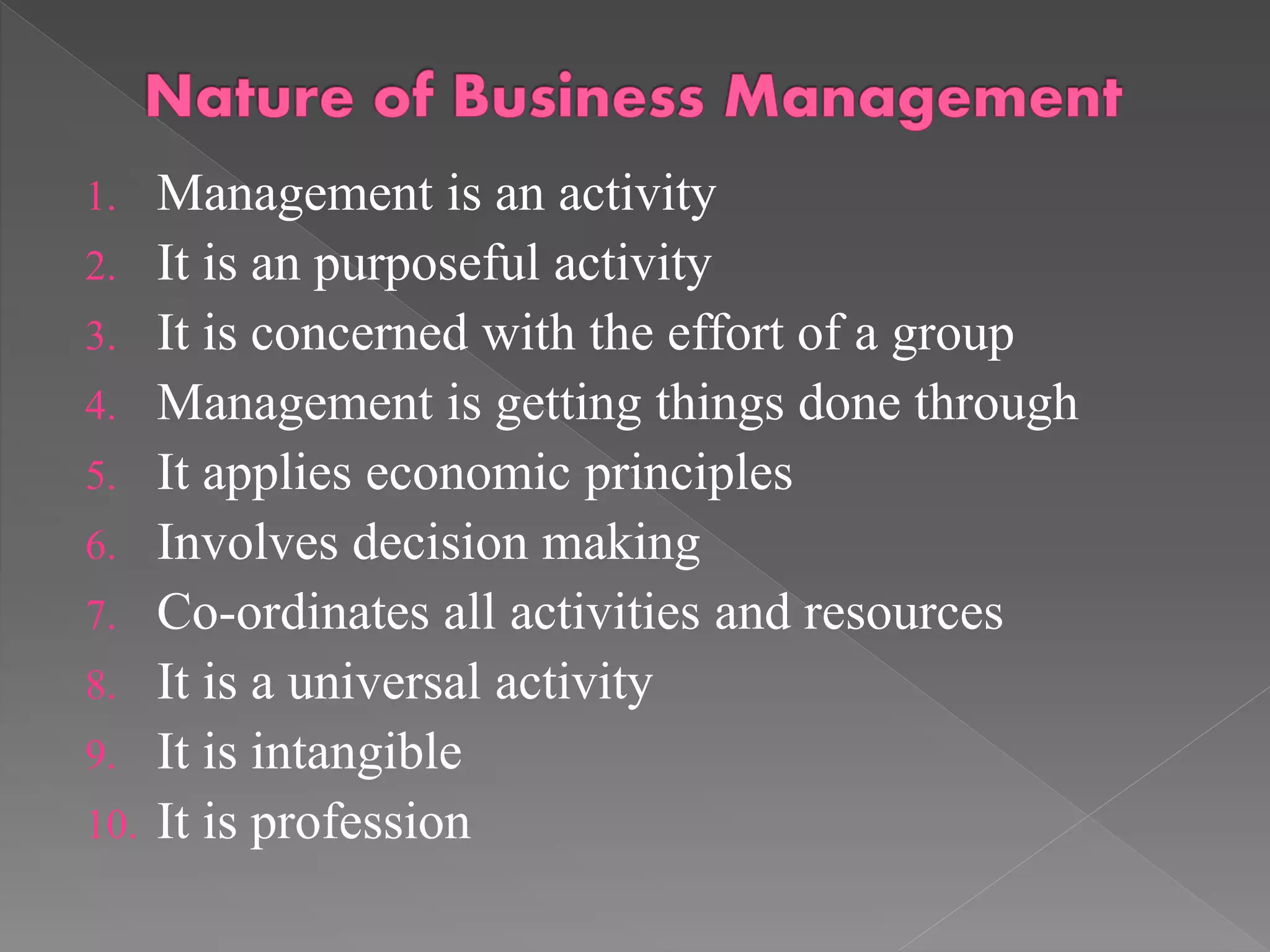 Business management ppt | PPTX
