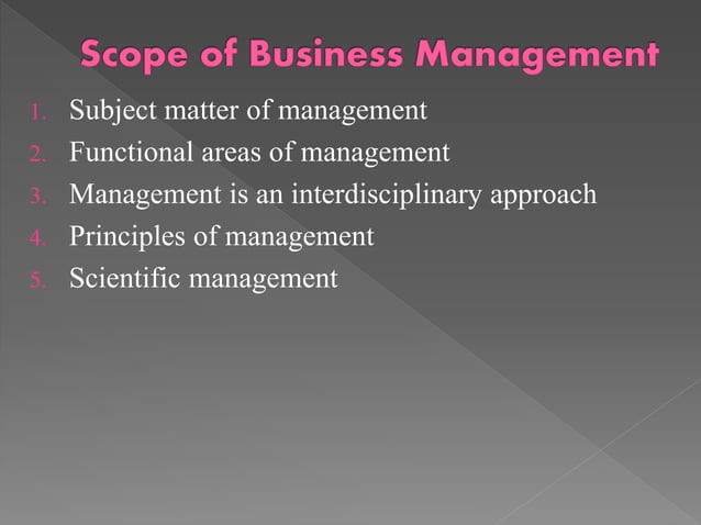 Business management ppt | PPTX