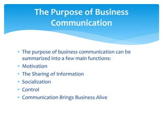 Business & Managerial Communication | PPTX