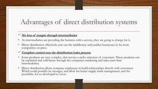 Business marketing channels | PPT