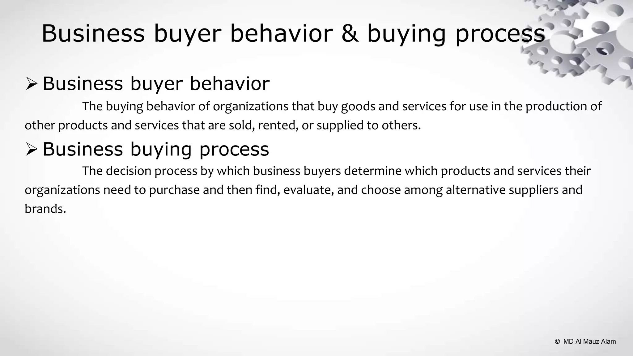 Business Market and Business Buyer Behavior - Philip Kotler & Gary ...