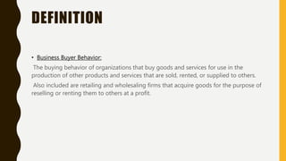 Business Markets and Organizational Buyer | PPT