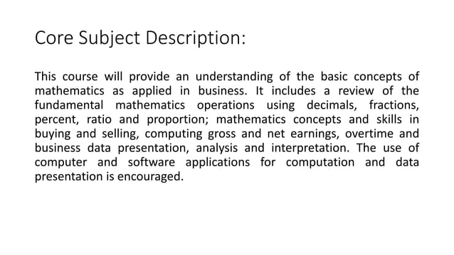 BUSINESS MATHEMATICS - Week 1.pptx