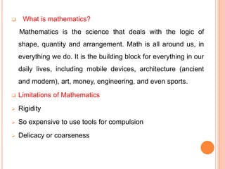 Business mathematics presentation | PPTX