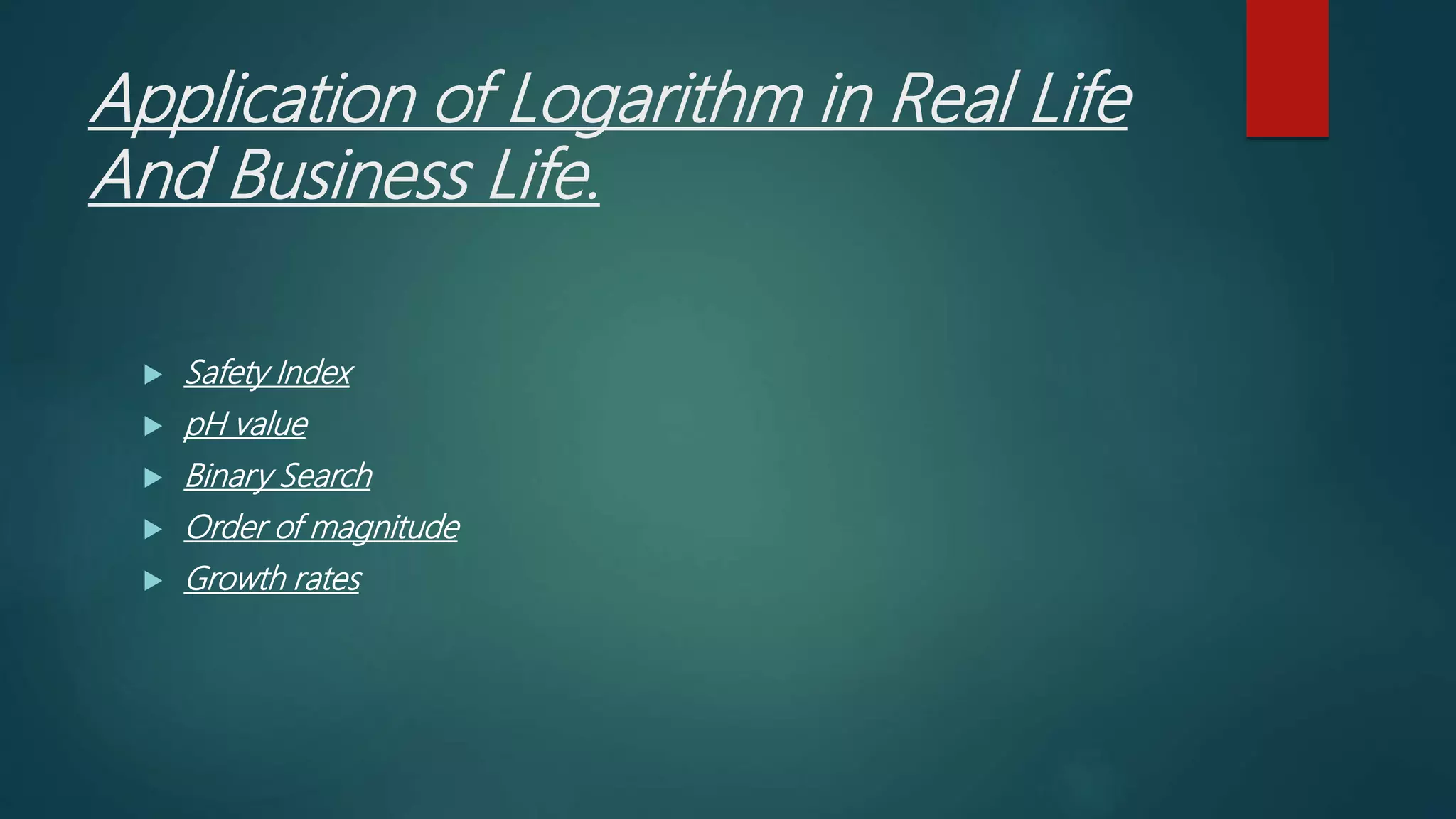 Applications Of Math In Real Life And Business | PPTX