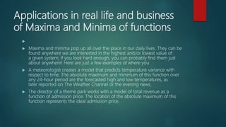 Applications Of Math In Real Life And Business | PPTX