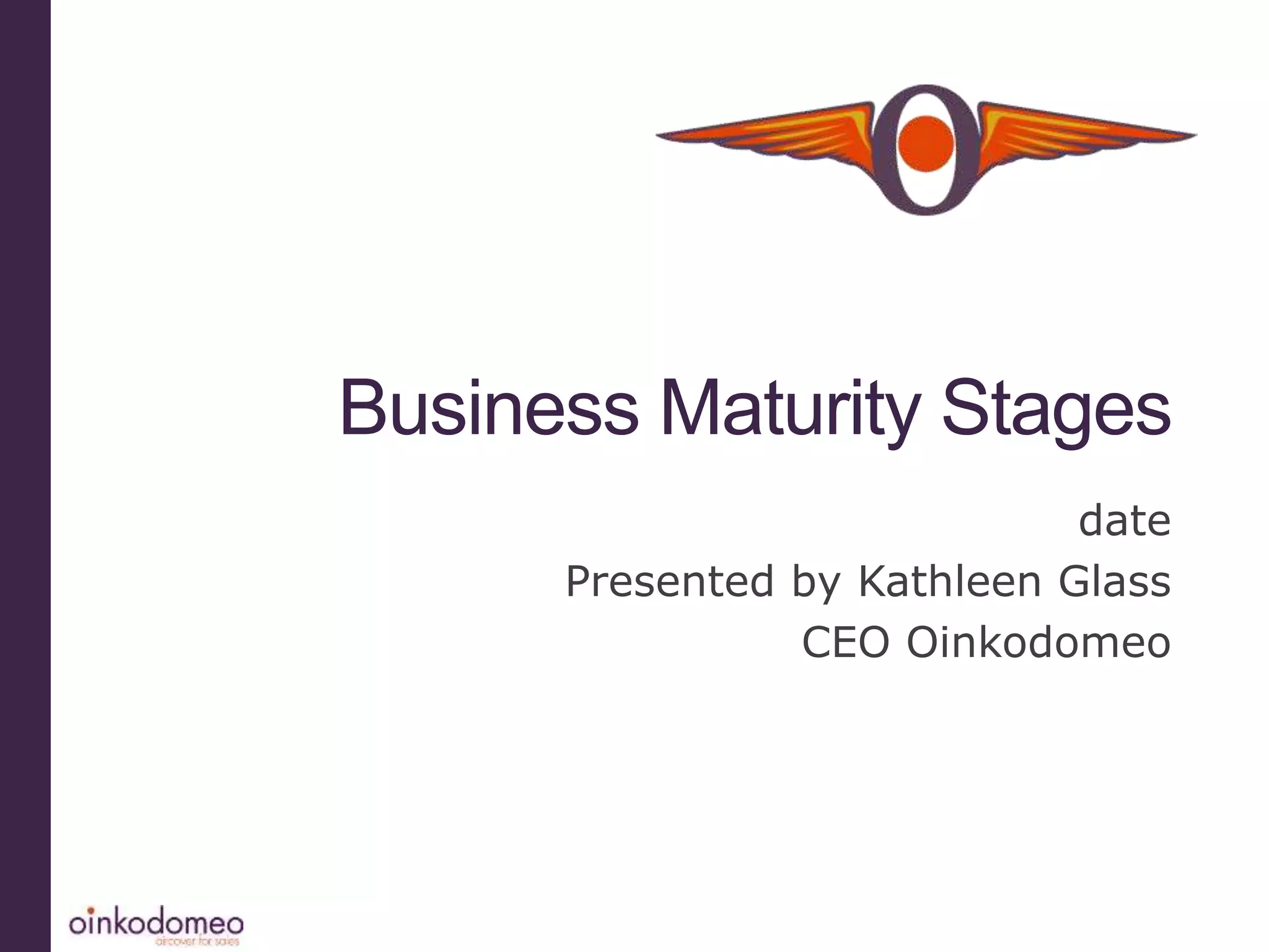 Business maturity stages | PPTX
