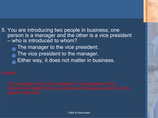 Business Meeting Etiquette | PPT