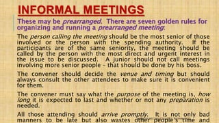 Business meeting etiquette | PPTX