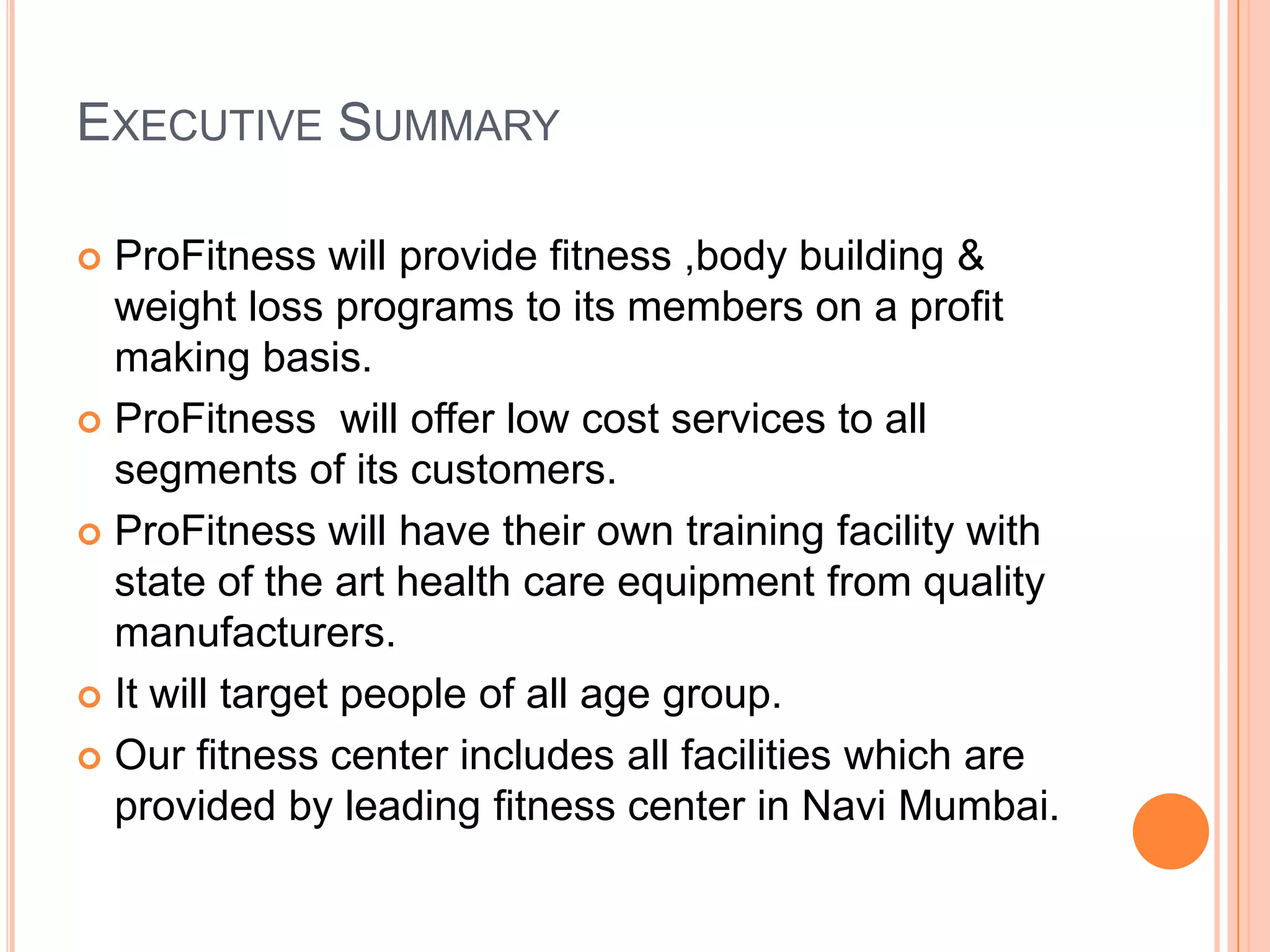 Business model fitness club | PPT