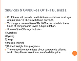 Business model fitness club | PPT