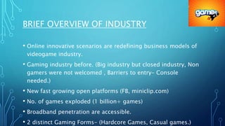 Business model of Gaming site | PPTX