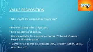 Business model of Gaming site | PPTX