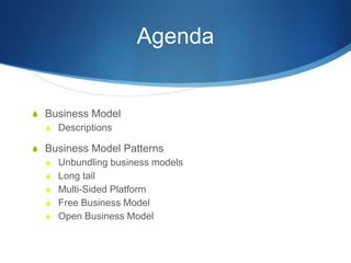 Business Model Patterns and Examples Part I | PPT