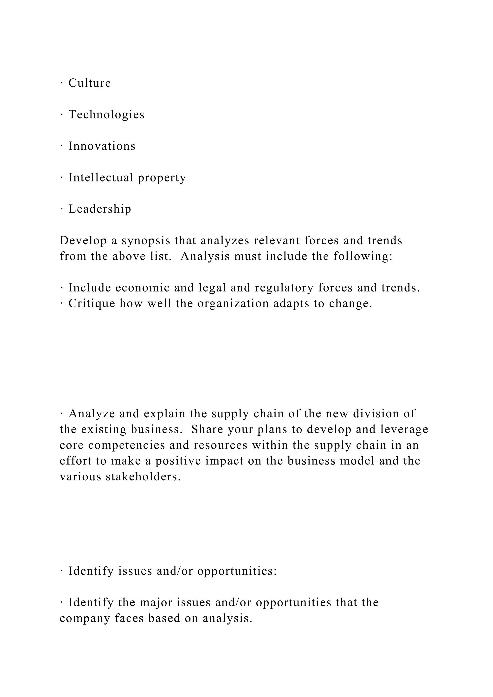 Business Model and Strategic Plan Part II SWOTT Analysis Paper .docx