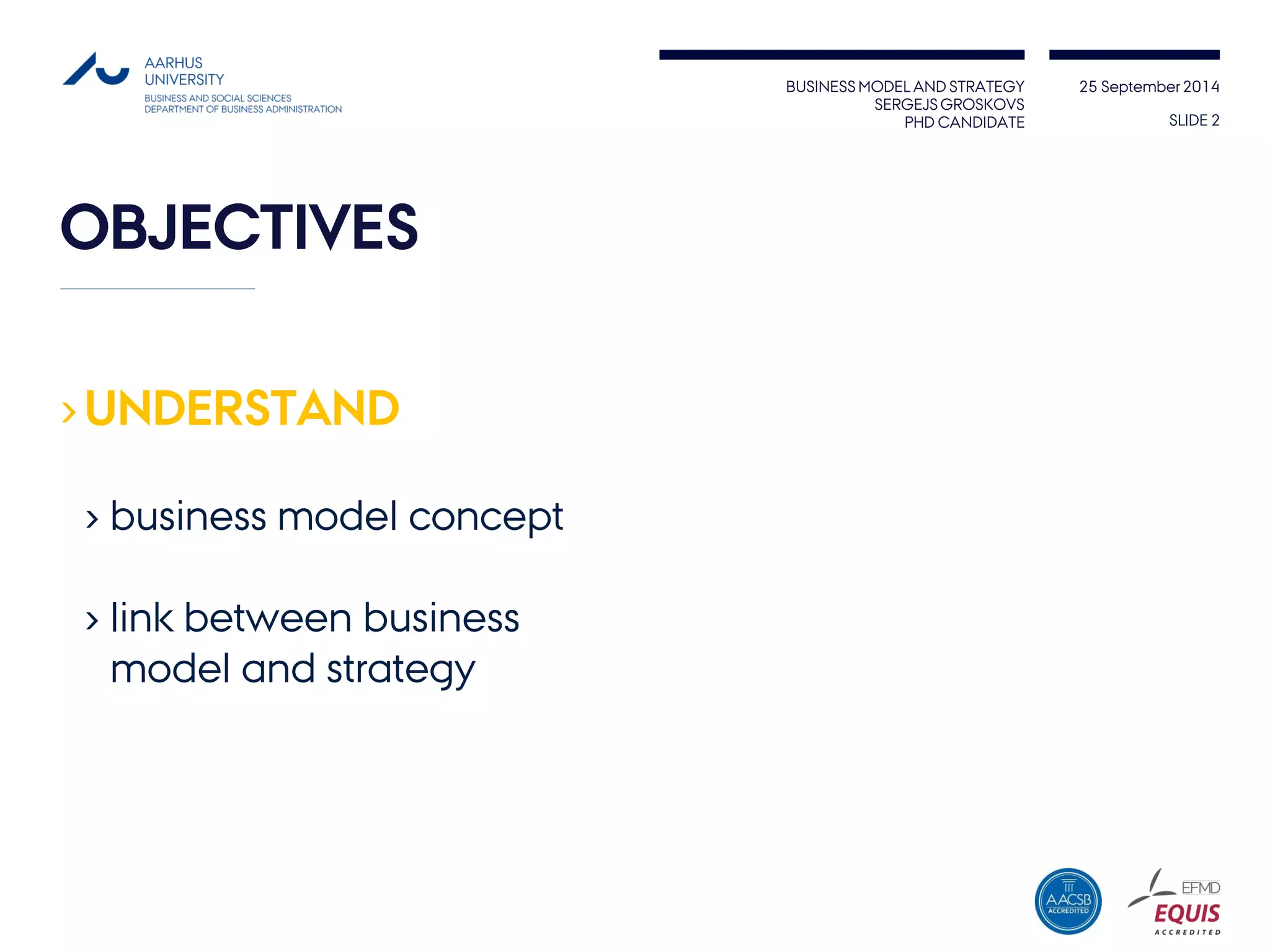 Business Model and Strategy | PDF