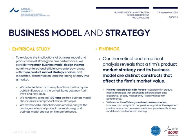 Business Model and Strategy | PDF