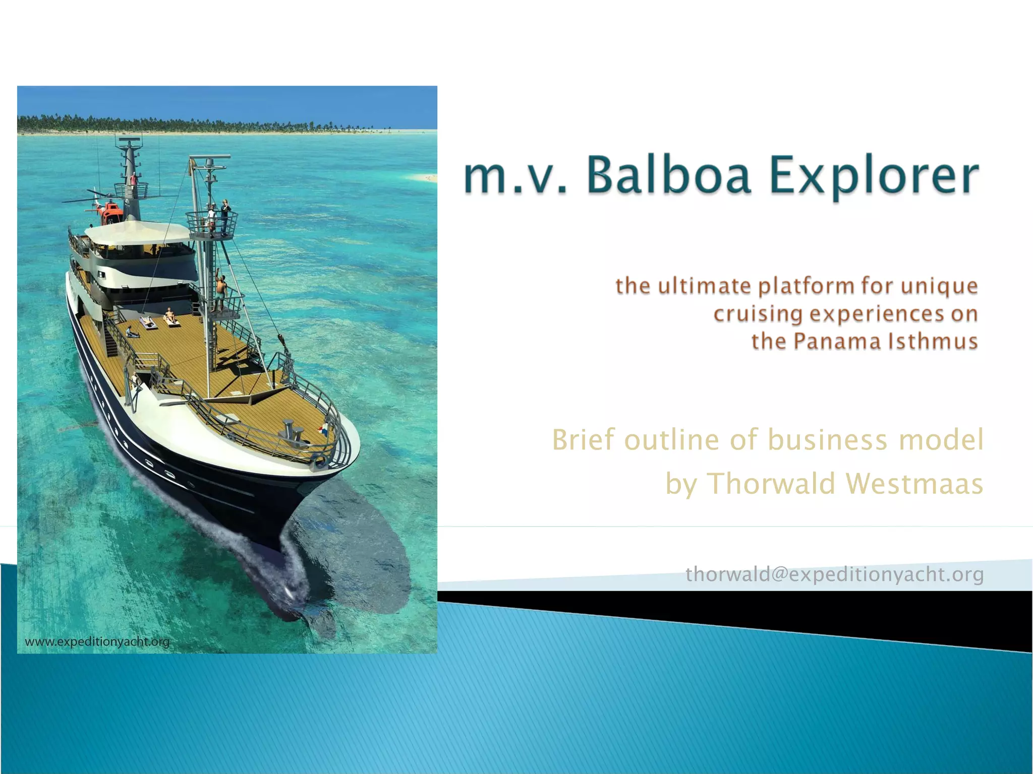 Business Model Balboa Explorer | PPT | Cruises | Travel Type