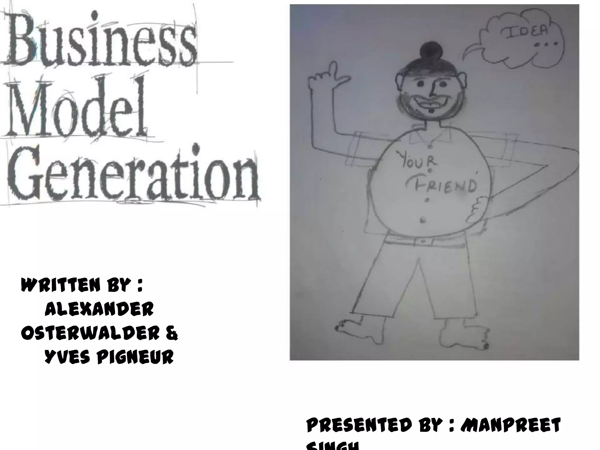 Business model generation canvas By Manpreet singh digital | PPTX