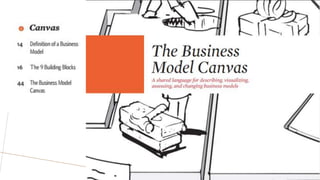Business Model generation, business model canvas | PPTX