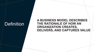 Business Model generation, business model canvas | PPTX